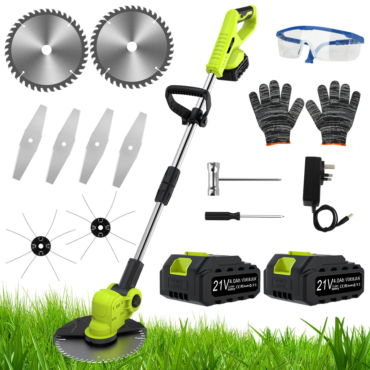 24V Heavy Duty Strimmer Cordless — VOERJIA